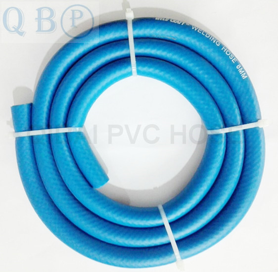 PVC blue high pressure hydraulic hose Outer is rubber and pvc Inner is ...