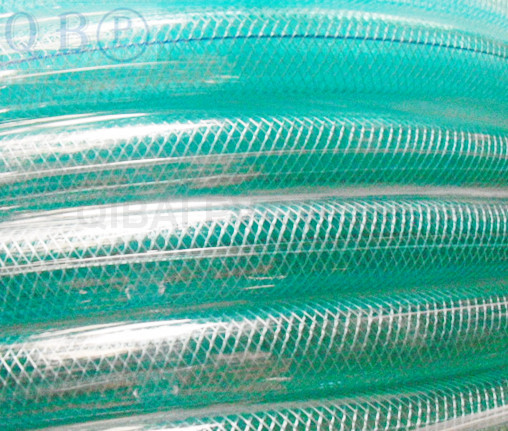 PVC green reinforced braided pipe – QIBAI PVC HOSE